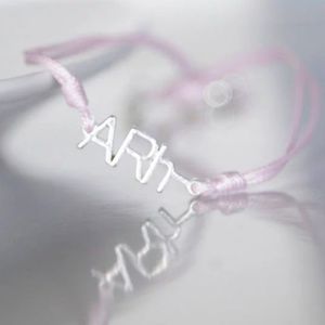 Handmade | Jewelry | Blood Type Arh Negative Macrame Cord Bracelet ...